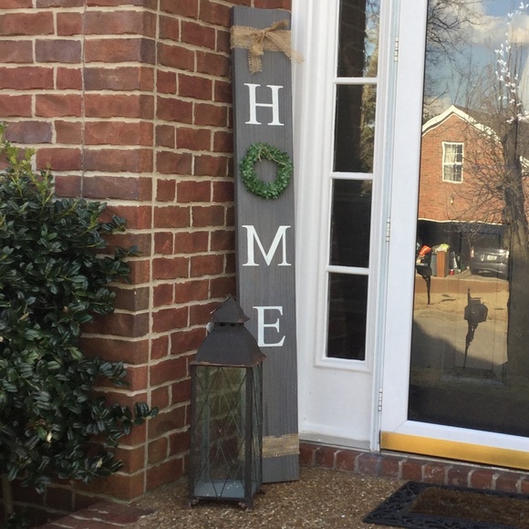 Other | Gray Home Sign Porch Rustic Farmhouse | Poshmark